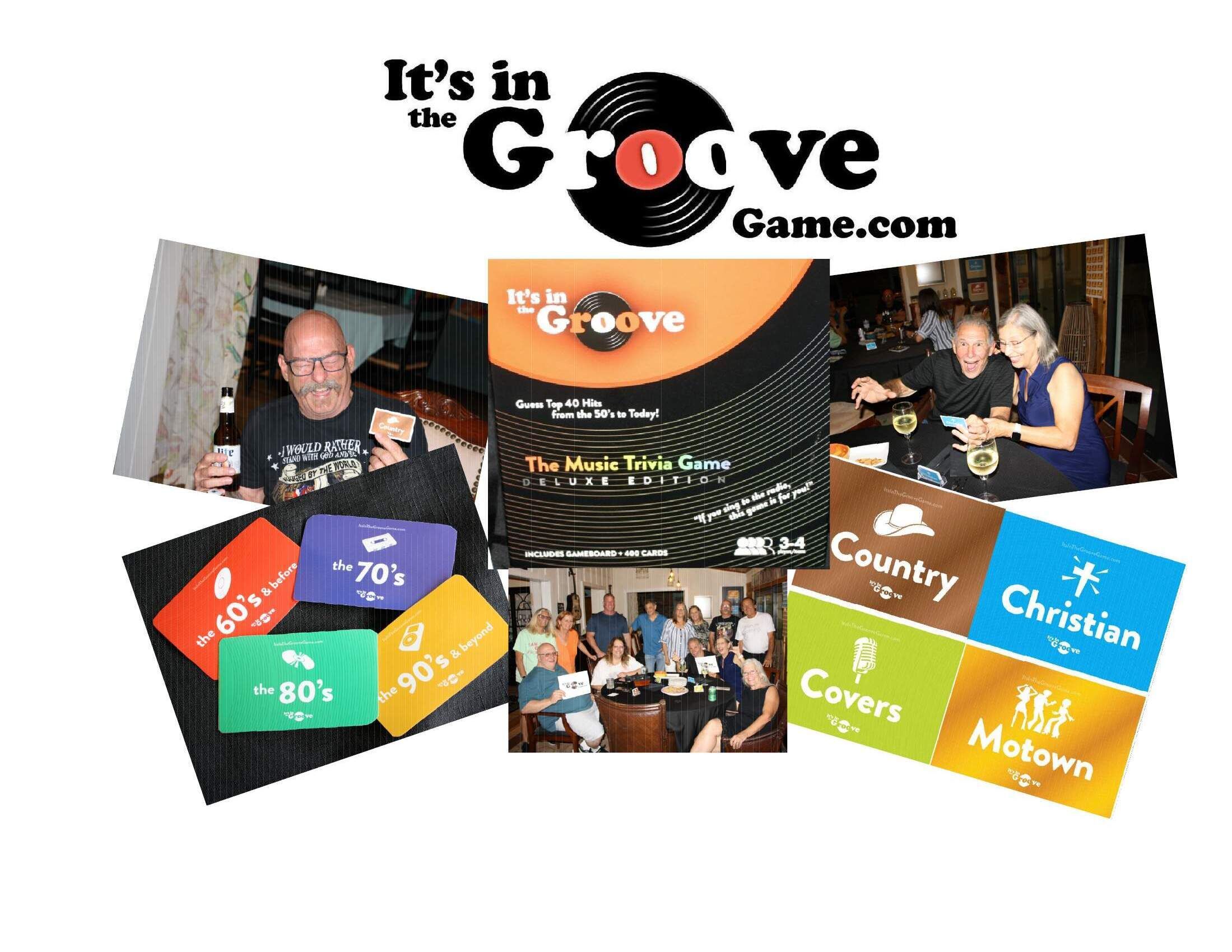 Music Trivia Board & Card Games