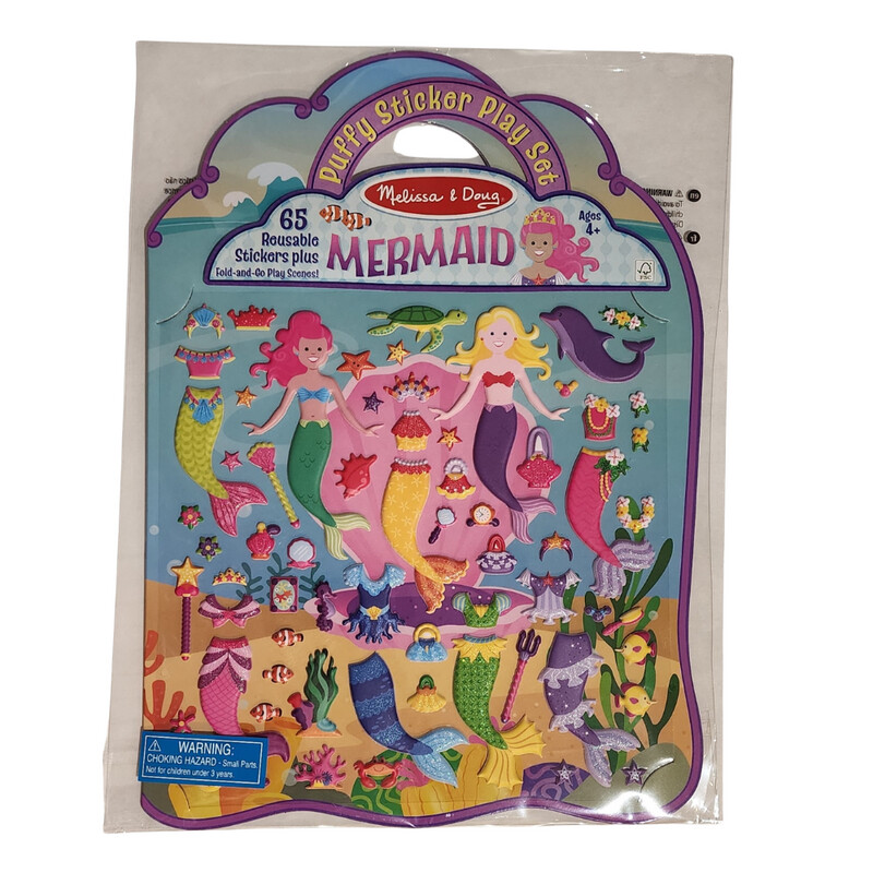 Mermaid Puffy Sticker