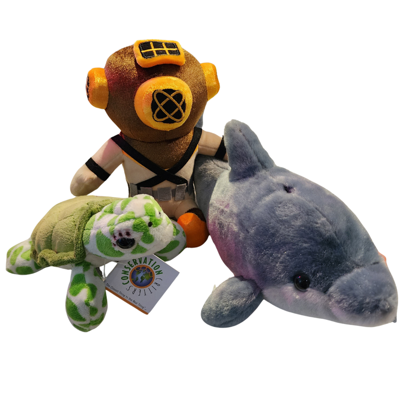 History of Diving Museum Plush Animals