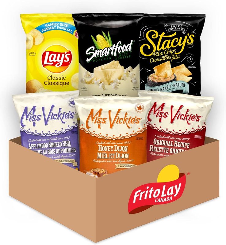 Frito-Lay Night-In Snack Box, Variety Pack, 6 count