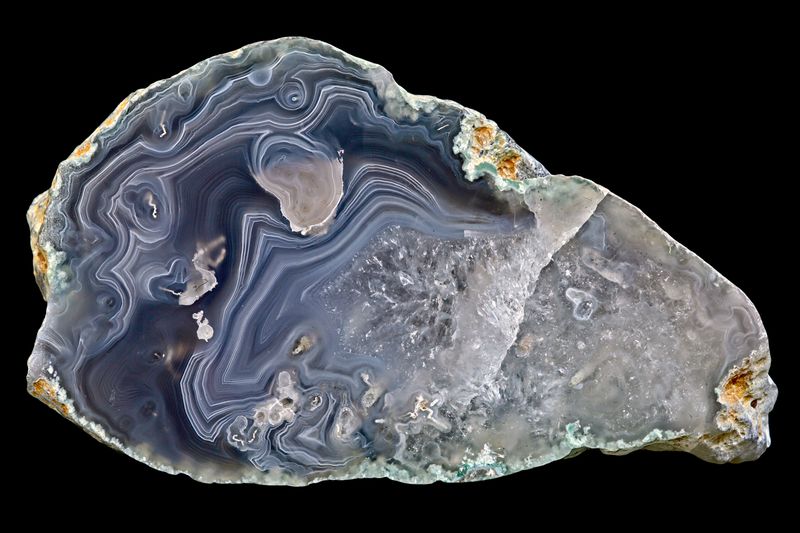 Fortification Agate, Crystal Centre, Parallax