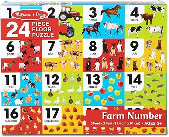 Puzzle: Farm Number (24 Piece)