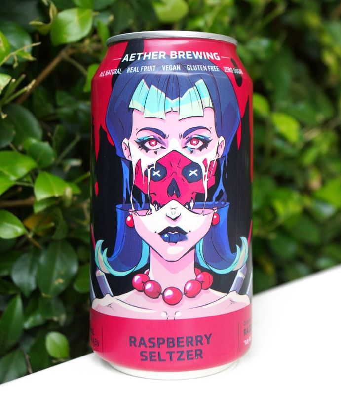 Aether Raspberry Seltzer