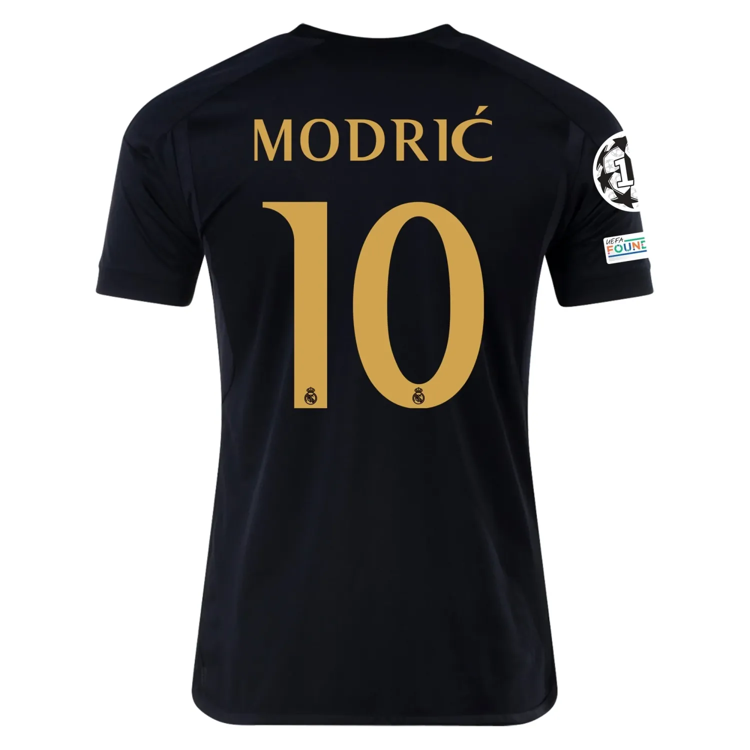 Real Madrid Luka Modrić Third Jersey 2023/2024 With Champions League ...