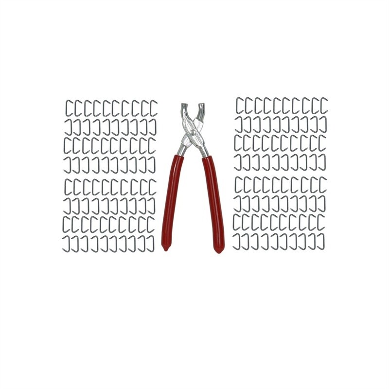 Economy Hog ring upholstery pliers & rings (SA41)