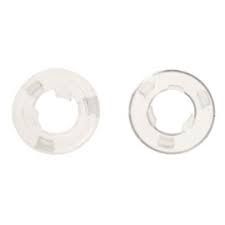 1965-70 Clear plastic door lock bezels