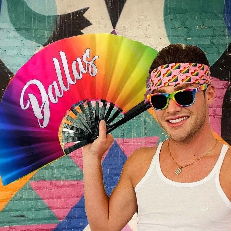 Dallas Rainbow Fan