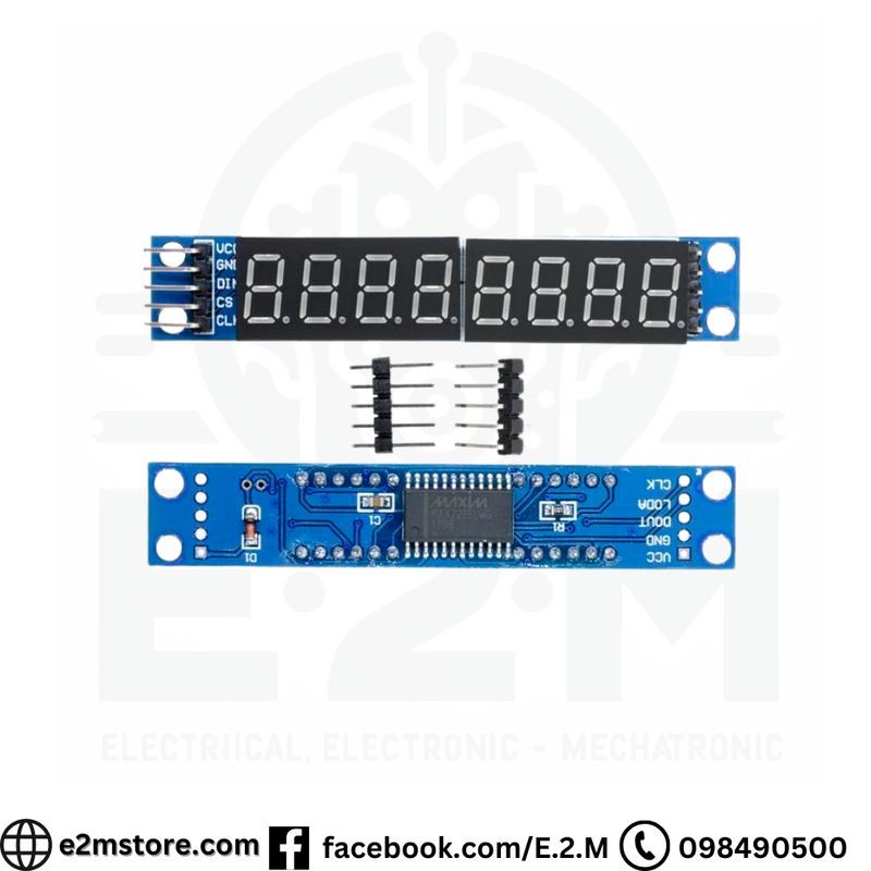 MAX7219 LED Dot Matrix DC 3.3V 5V Digital Tube 8-Digit 0.36 Inch LED ... MAX7219 LED Dot Matrix DC 3.3V 5V Digital Tube 8-Digit 0.36 Inch LED ...
