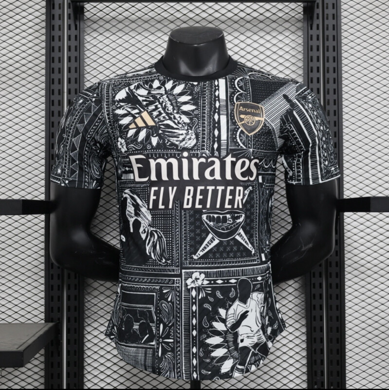 Arsenal FC 2023/24 Pre Match Ian Wright Kit