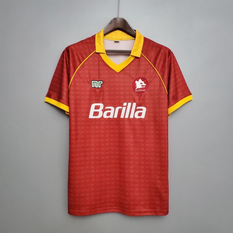 AS Roma 1990/91 Home Retro Kit
