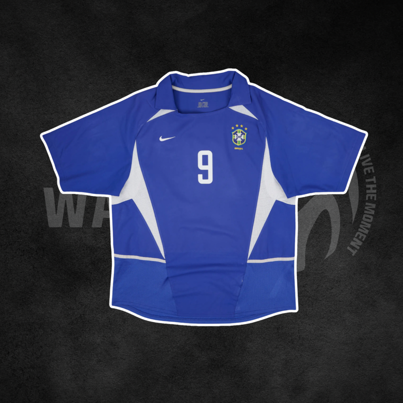 Brazil 2002 World Cup Away Retro Kit