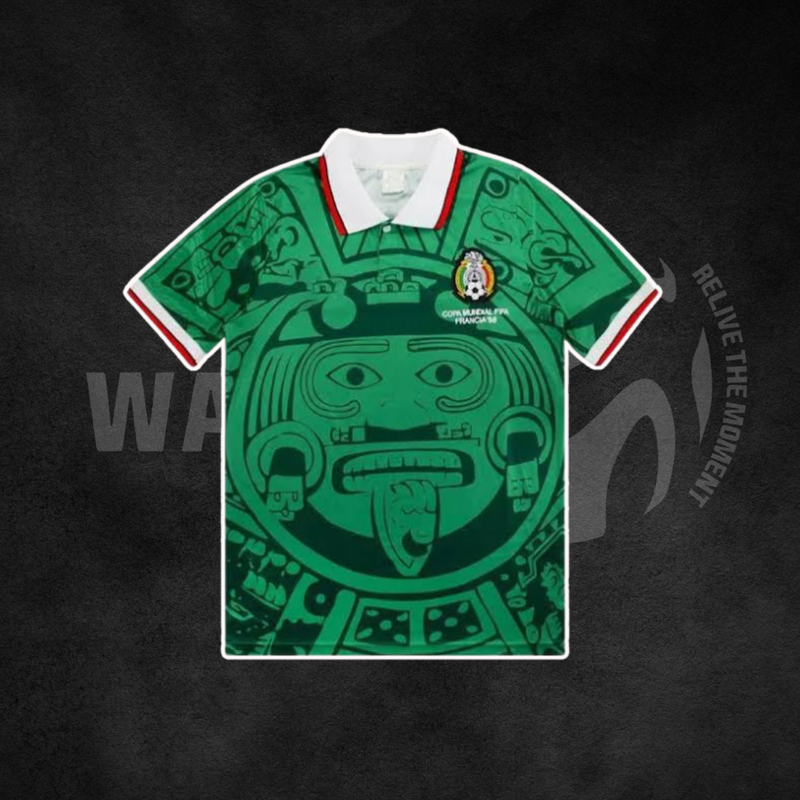Mexico 1998 World Cup Home Retro Kit