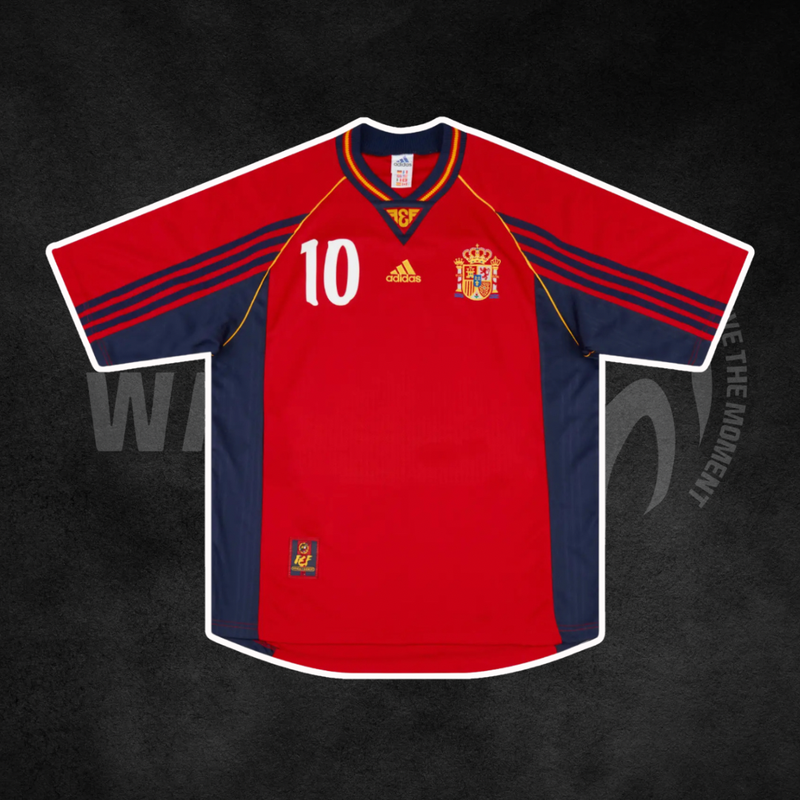Spain 1998 World Cup Home Retro Kit