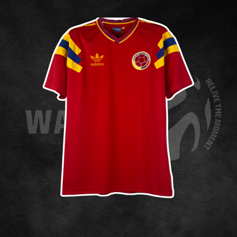 Colombia World Cup 1990 Away Retro Kit