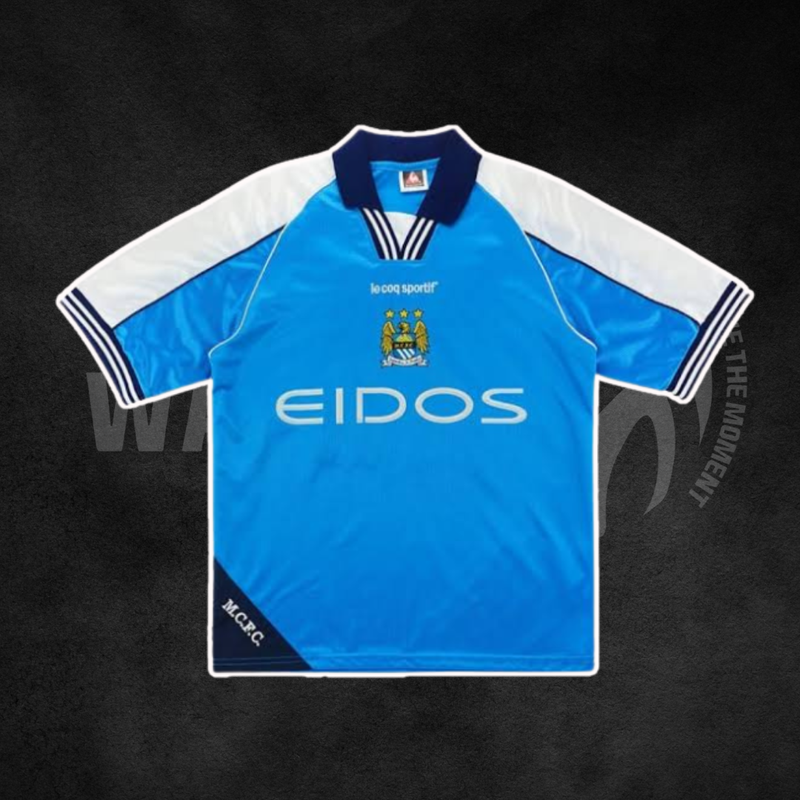 Manchester City 1999/00 Home Retro Kit