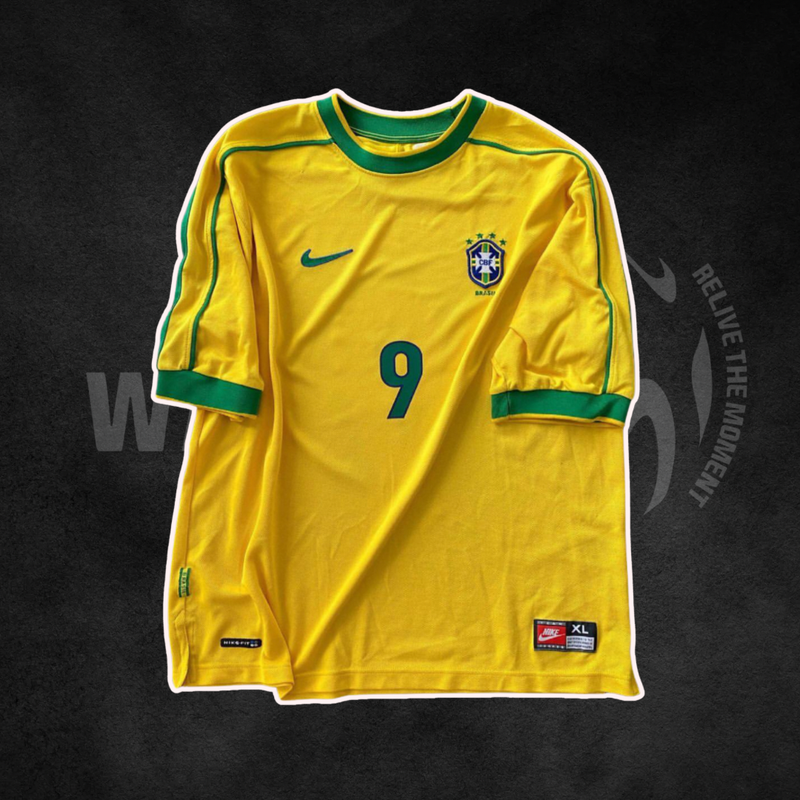 Brazil 1998 World Cup Home Retro Kit