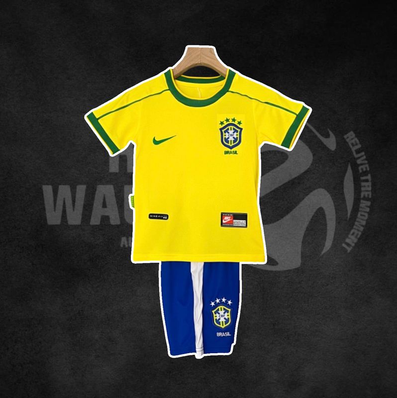 Brazil 1998 WC Home Retro Kit Kids