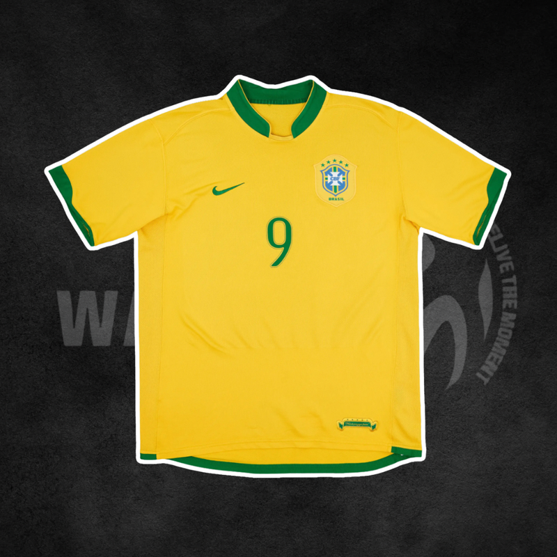Brazil 2004 Copa America Home Retro Kids Kit