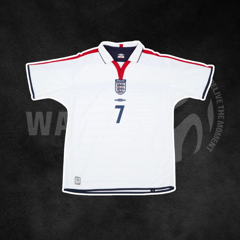 England 2004 Euros Home Retro Kit