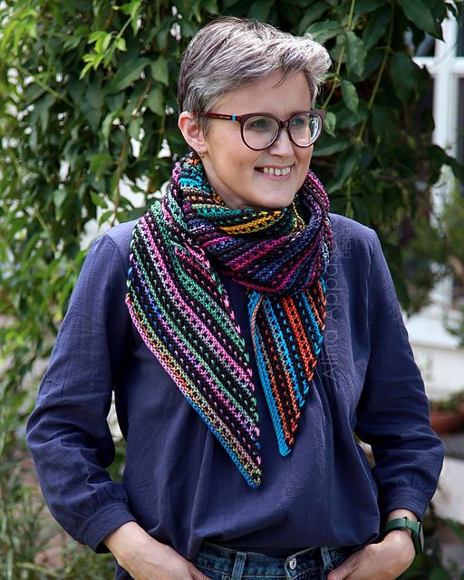 Color Your Pixels Scarf