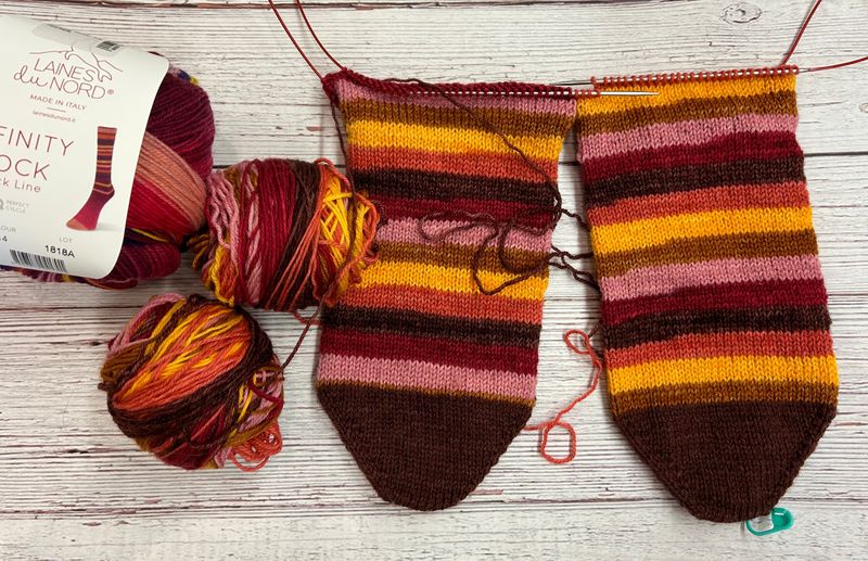 Toe Up (Magic Loop) Socks