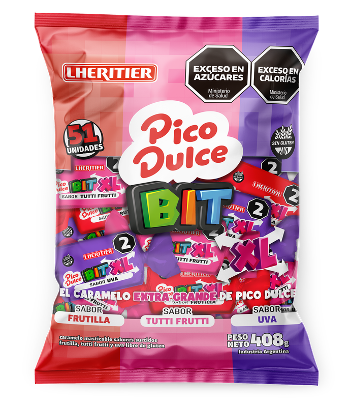 PICO DULCE CARAMELO BIT SURTIDO 408gr
