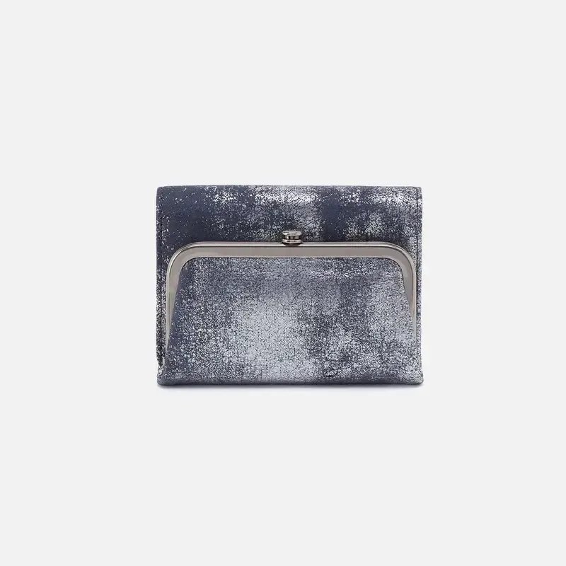 Robin Compact Wallet- Blue Pewter