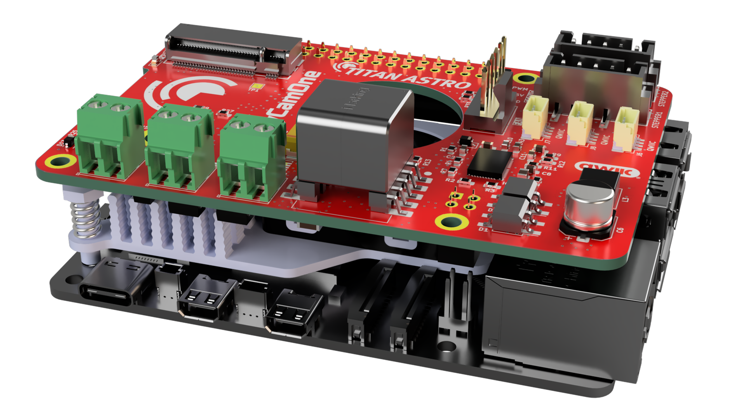 SkyCamOne HAT for Raspberry Pi 5 Rev.D - Titan Astro Store - our ...