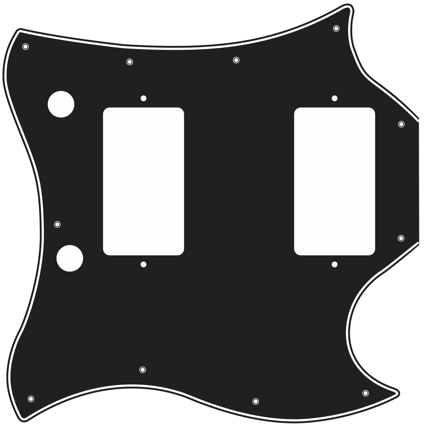 Gibson® SG Standard Style Pickguard – custom styles & options – Store ...