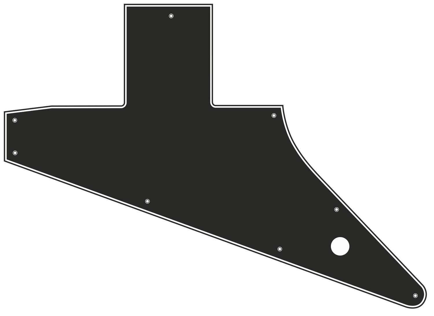 Gibson® Explorer® 76 reissue Style Pickguard – custom styles & options ...