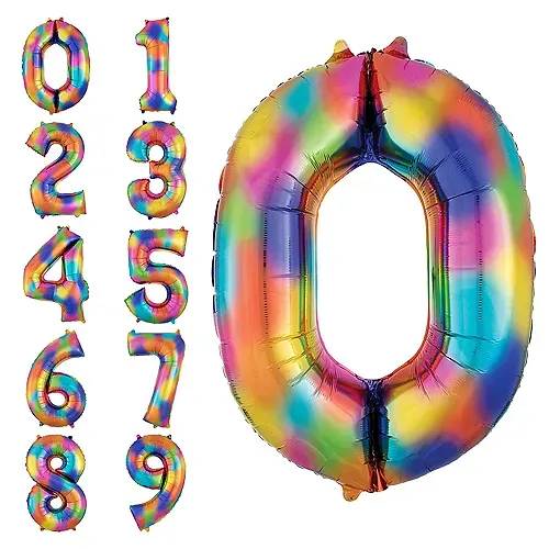 34" Rainbow Numbers