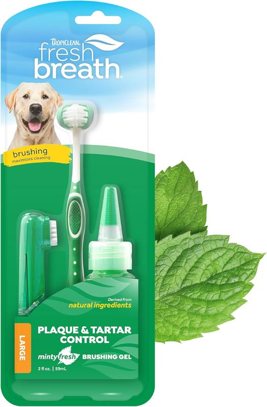 Tropiclean Fresh Breath Oral Care Kit Large