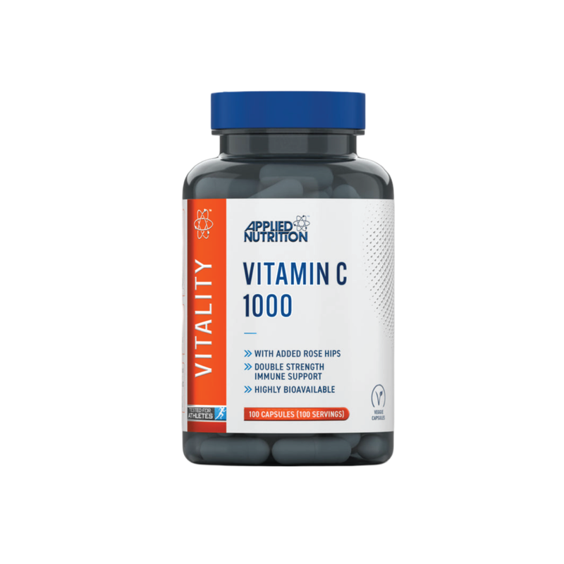 APPLIED NUTRITION VITAMIN C (100 CAPSULES) 1000 MG, WITH ROSE HIPS