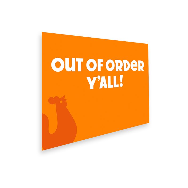Out Of Order Poster A4