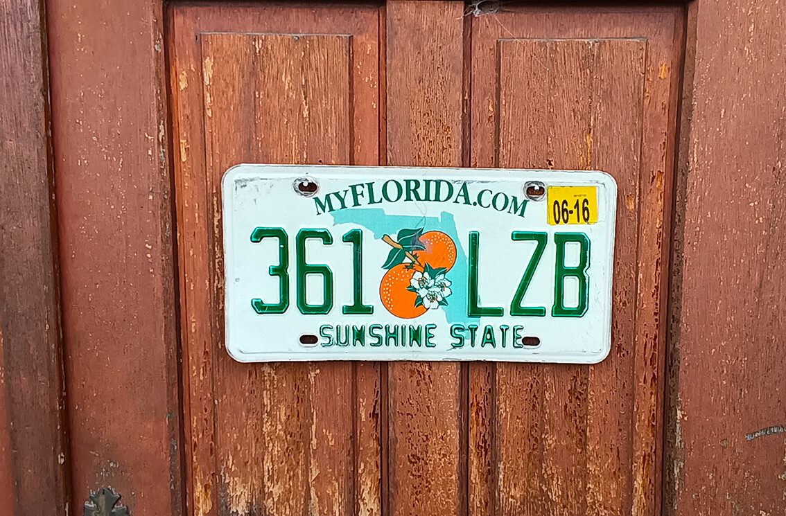 PLAQUE FLORIDE