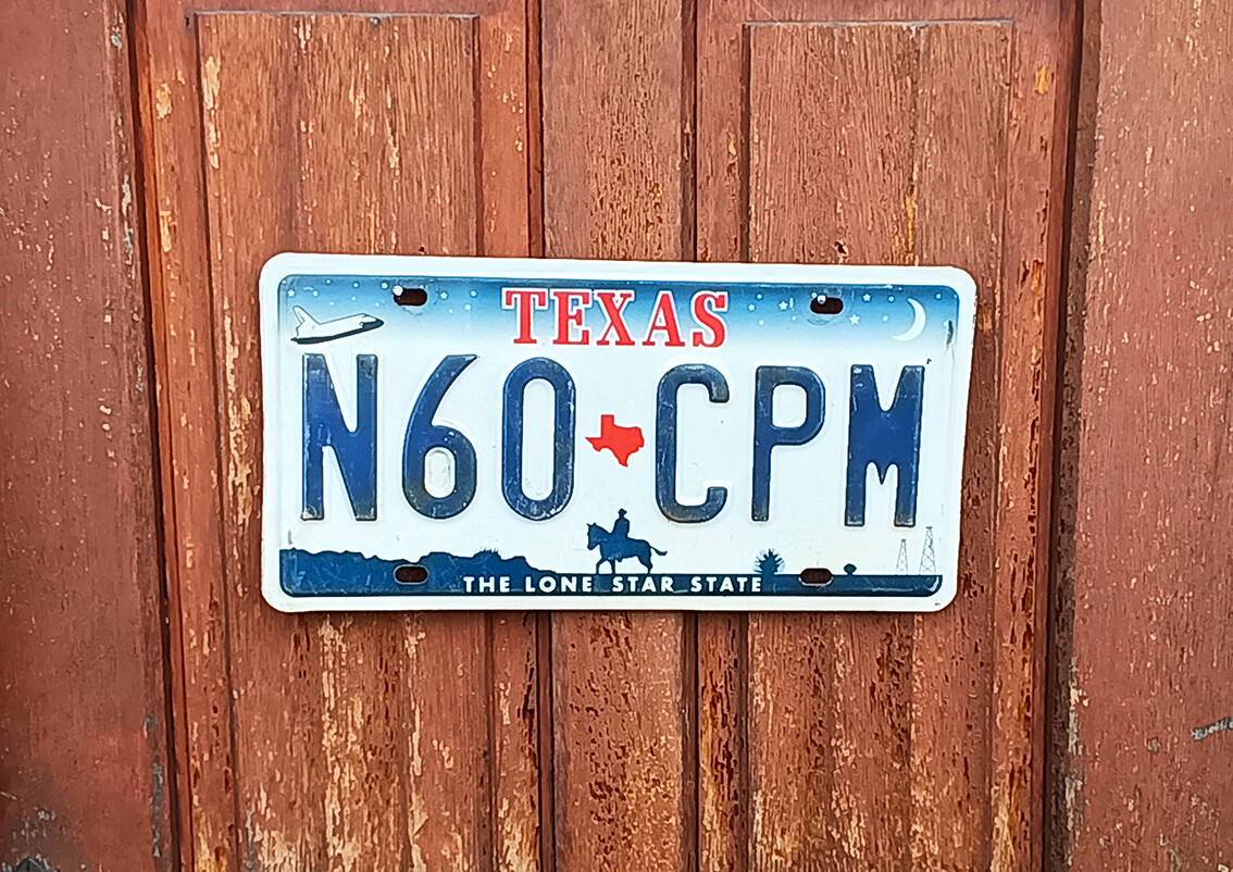 PLAQUE TEXAS