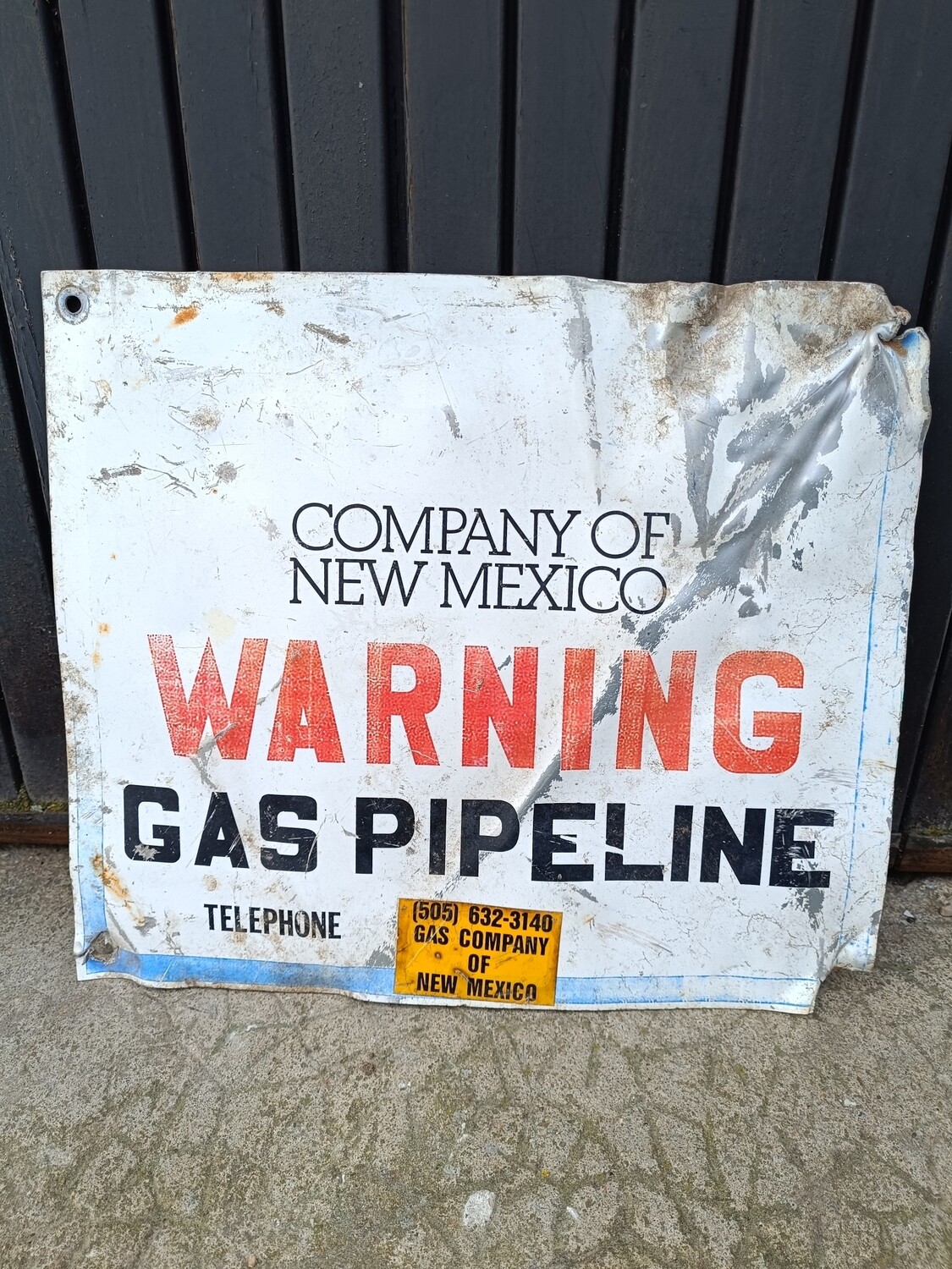 PLAQUE AUTHENTIQUE GAS PIPELINE 🤩🇺🇸
