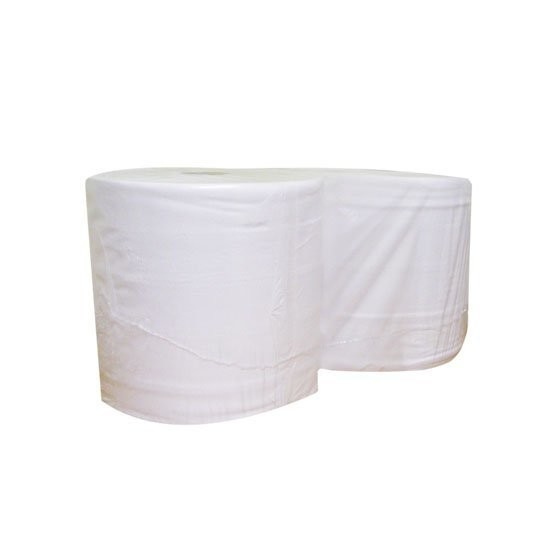 White 2ply Paper Garage Rolls 280mm x 400m 2 rolls per case