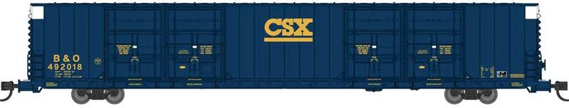Pullman-Standard 86' Quad Door Auto Parts Boxcar CSX-B&O #492018