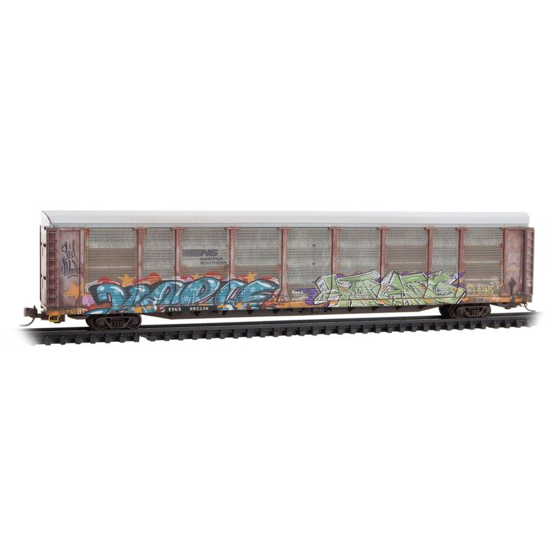 Weathered Norfolk Southern Auto Rack