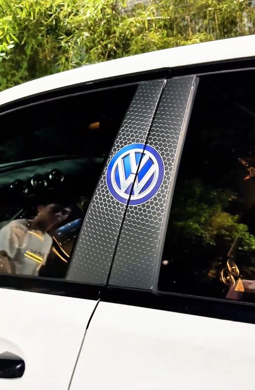 3D Logo Stickers 2 pcs