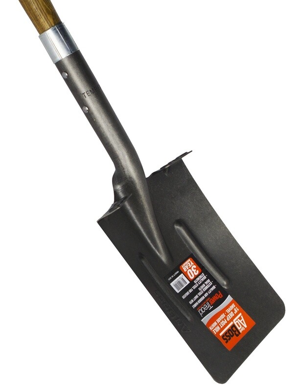 AGBOSS LONG HANDLE SQUARE MOUTH POST HOLE SHOVEL