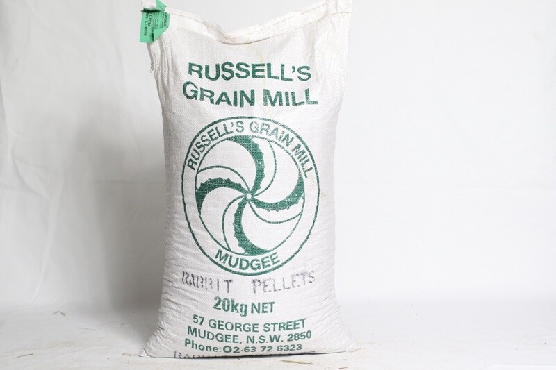 RUSSELLS RABBIT PELLETS 20KG