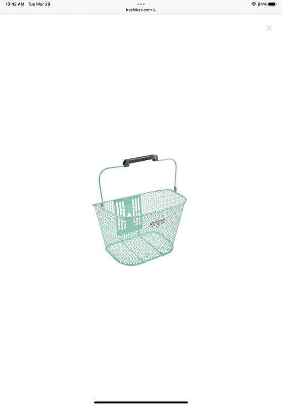 Electra Honeycomb Qr Front Basket Mint