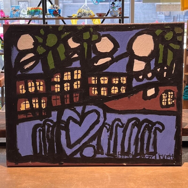 Brett Garrett, Community Park, Acrylic on Canvas