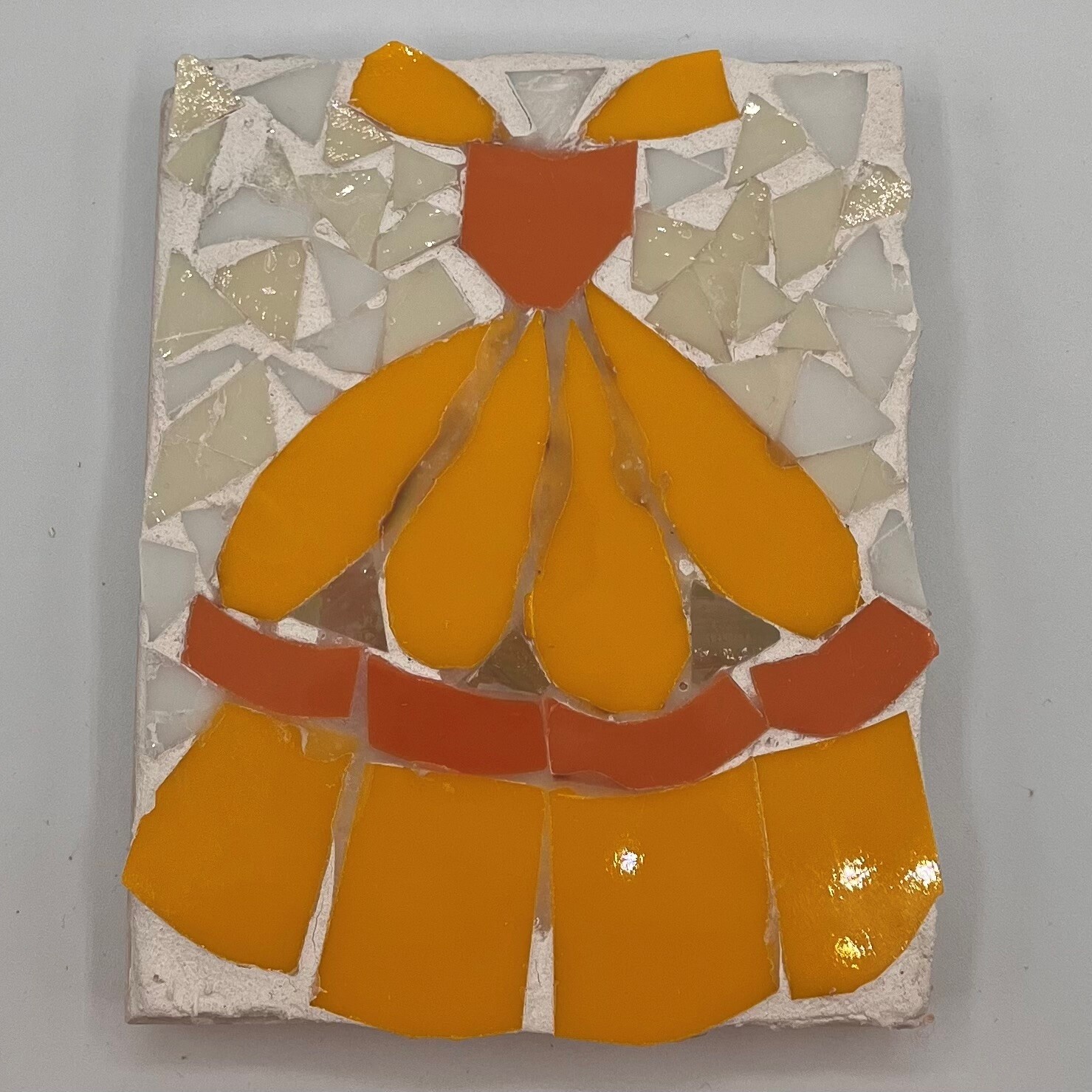 Annie Baxter, Mosaic, Yellow and orange design