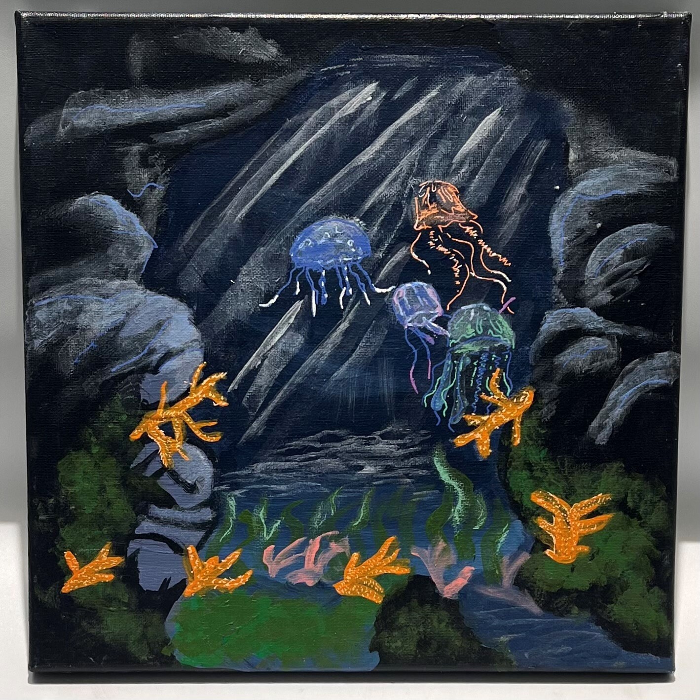 Tim Livelsburger, Painting, 'Dance of The Jellies'