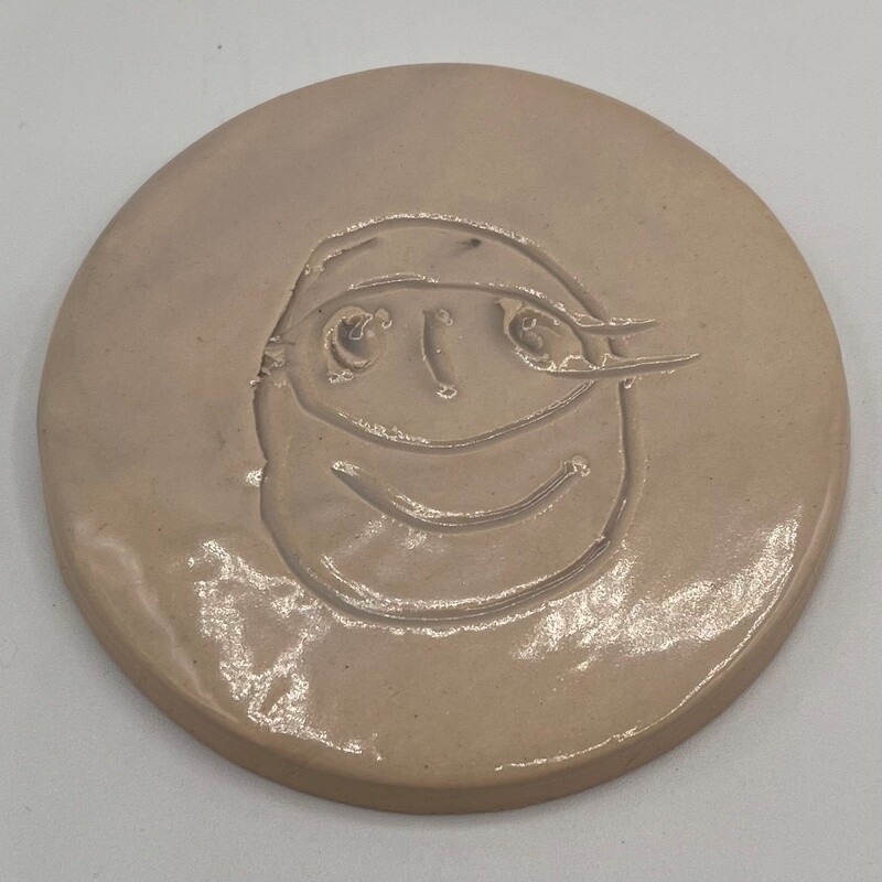 David Smyth, Ceramic Coaster, Swimmer