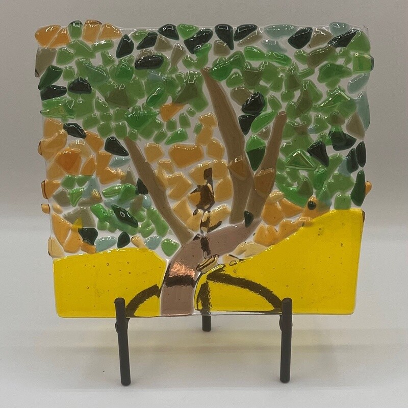 Duane Sparks, Fused Glass, Tree