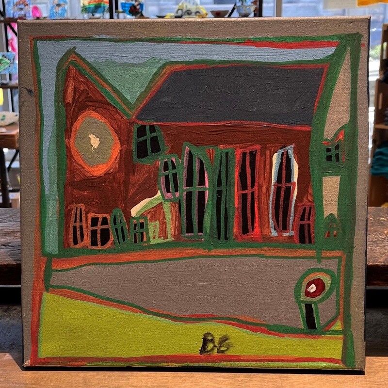 Brett Garrett, St. Julies's Cathedral, Acrylic on Canvas